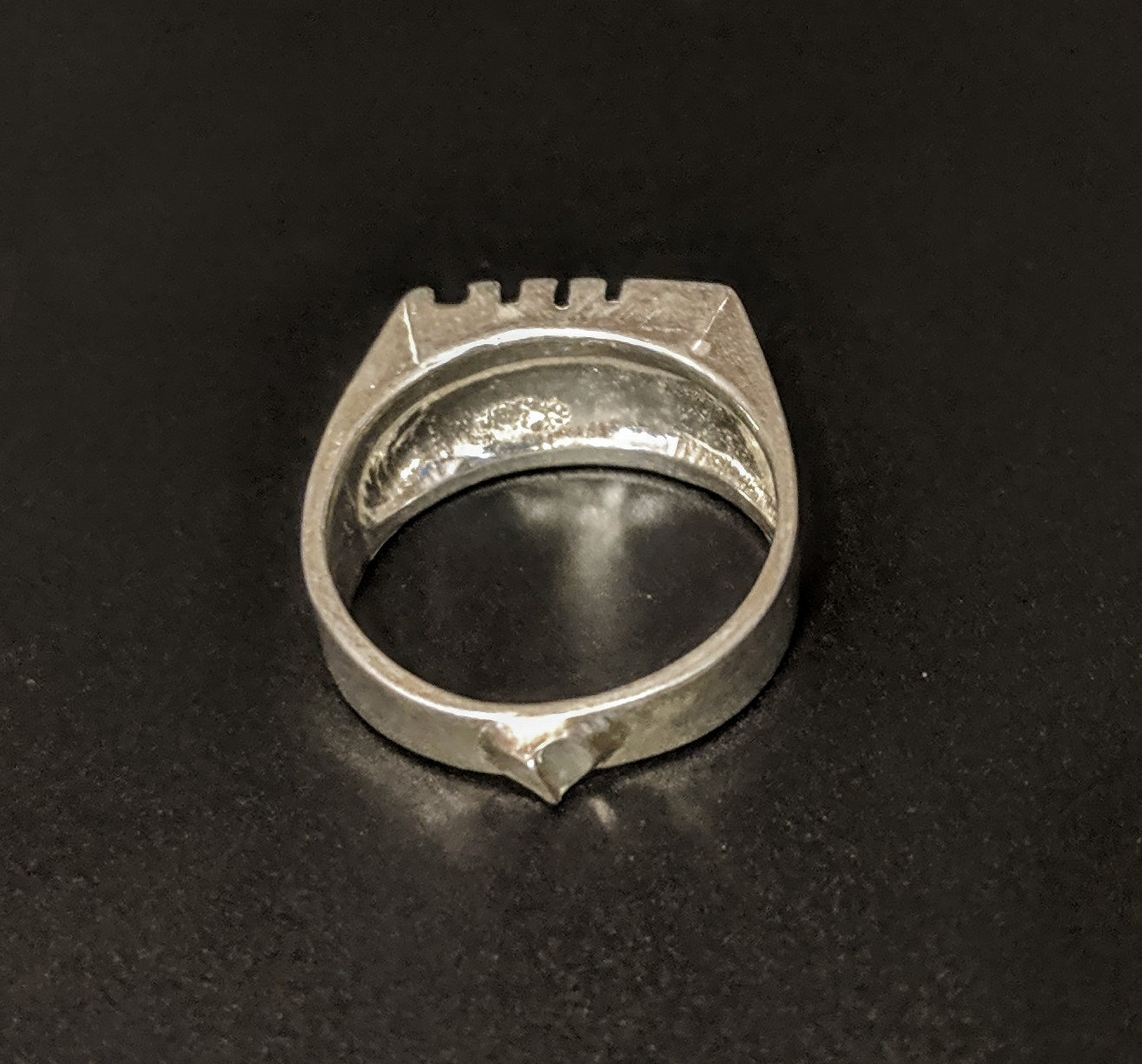 Solid Sterling Silver Inlay Blank Setting Rough Casted DYI | Etsy