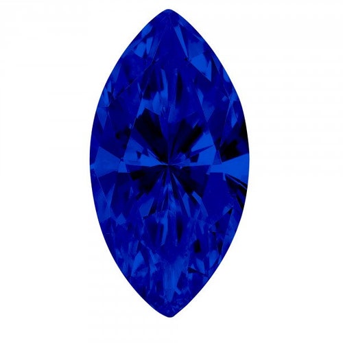 Wholesale Bright Blue Lab Created Sapphire Pear 5x3 6x4 - Etsy