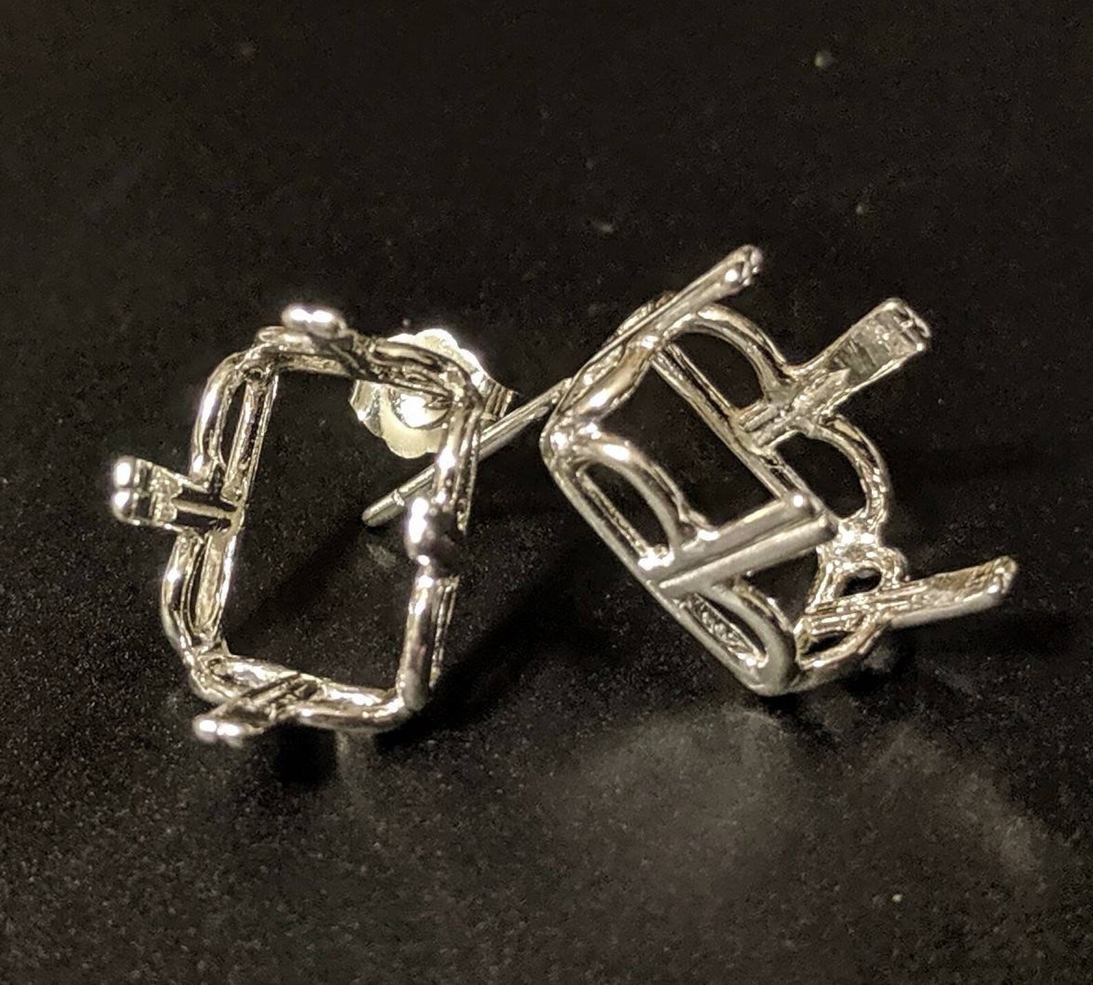 Solid Sterling Silver or 14kt Gold 1 Set 2 Pieces - Etsy