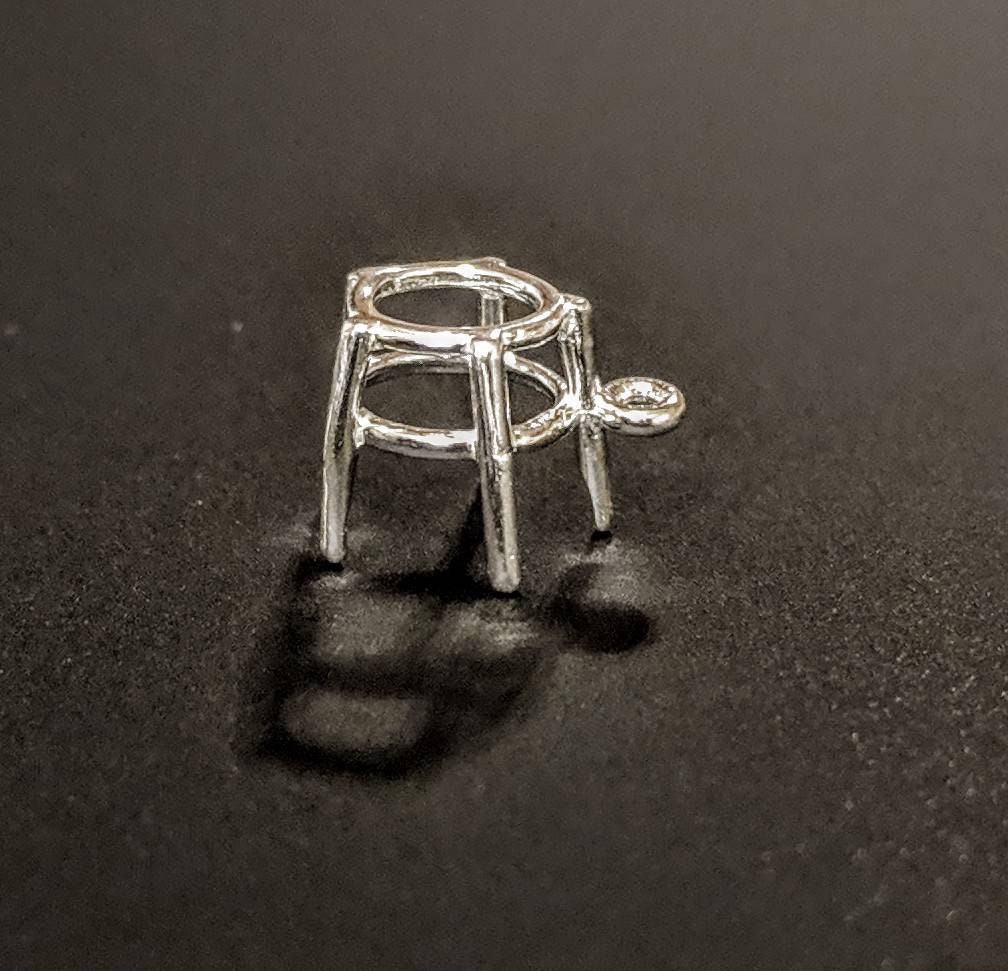 Solid Sterling Silver or 14k Gold 9-15mm Deep Round Shape Cast | Etsy