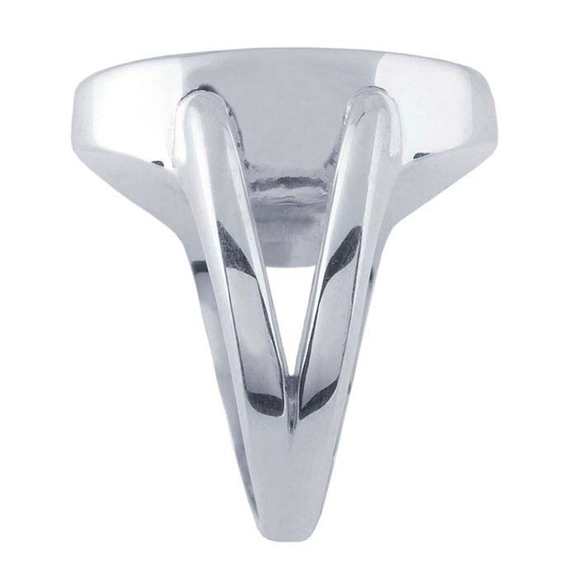 Sterling Silver Split Shank 14x10-18x13 Mm Oval Ring Mounting - Etsy