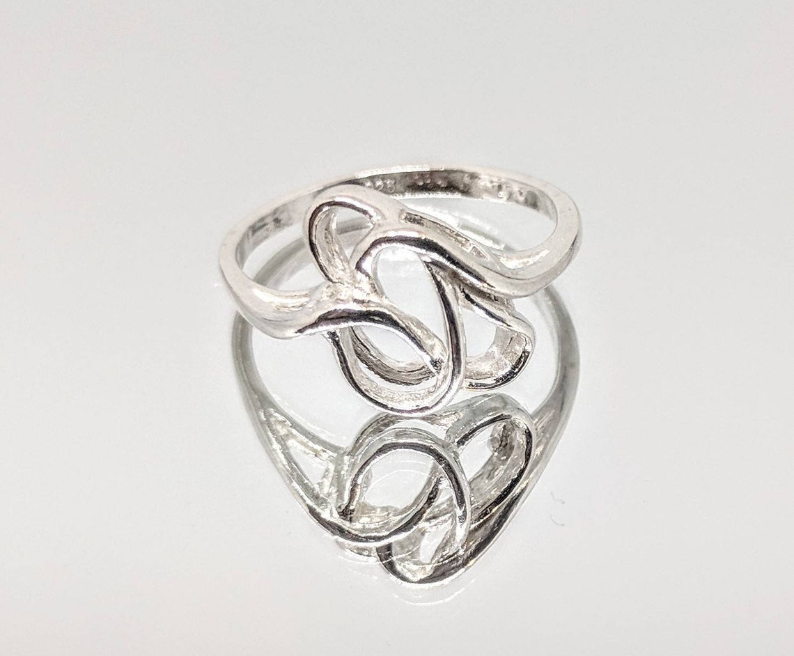 Sterling Silver or 14kt Gold Freeform Ring Shank Size 7 - Etsy