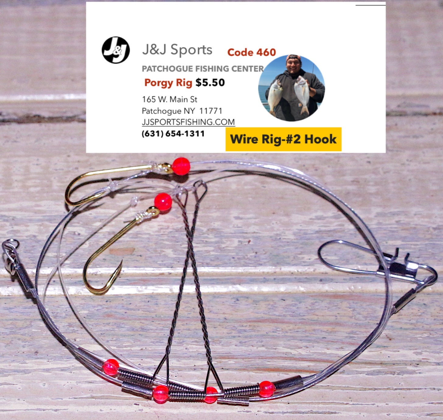 Porgy Rigs- Wired Bottom Fishing Rigs Saltwater-set of 3 - Etsy