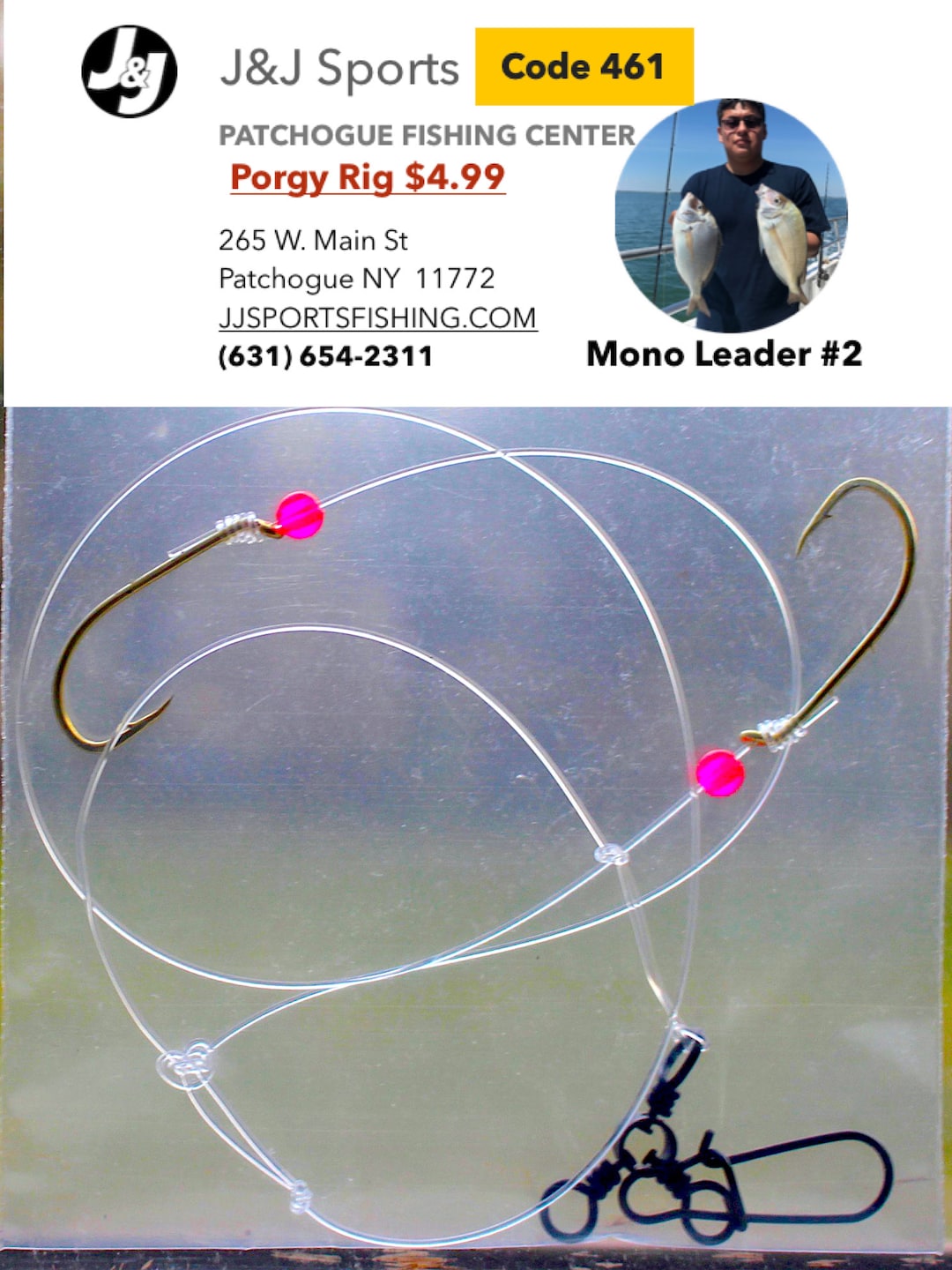 Porgy Rigs- Bottom Fishing Rigs Saltwater-set of 3 - Etsy
