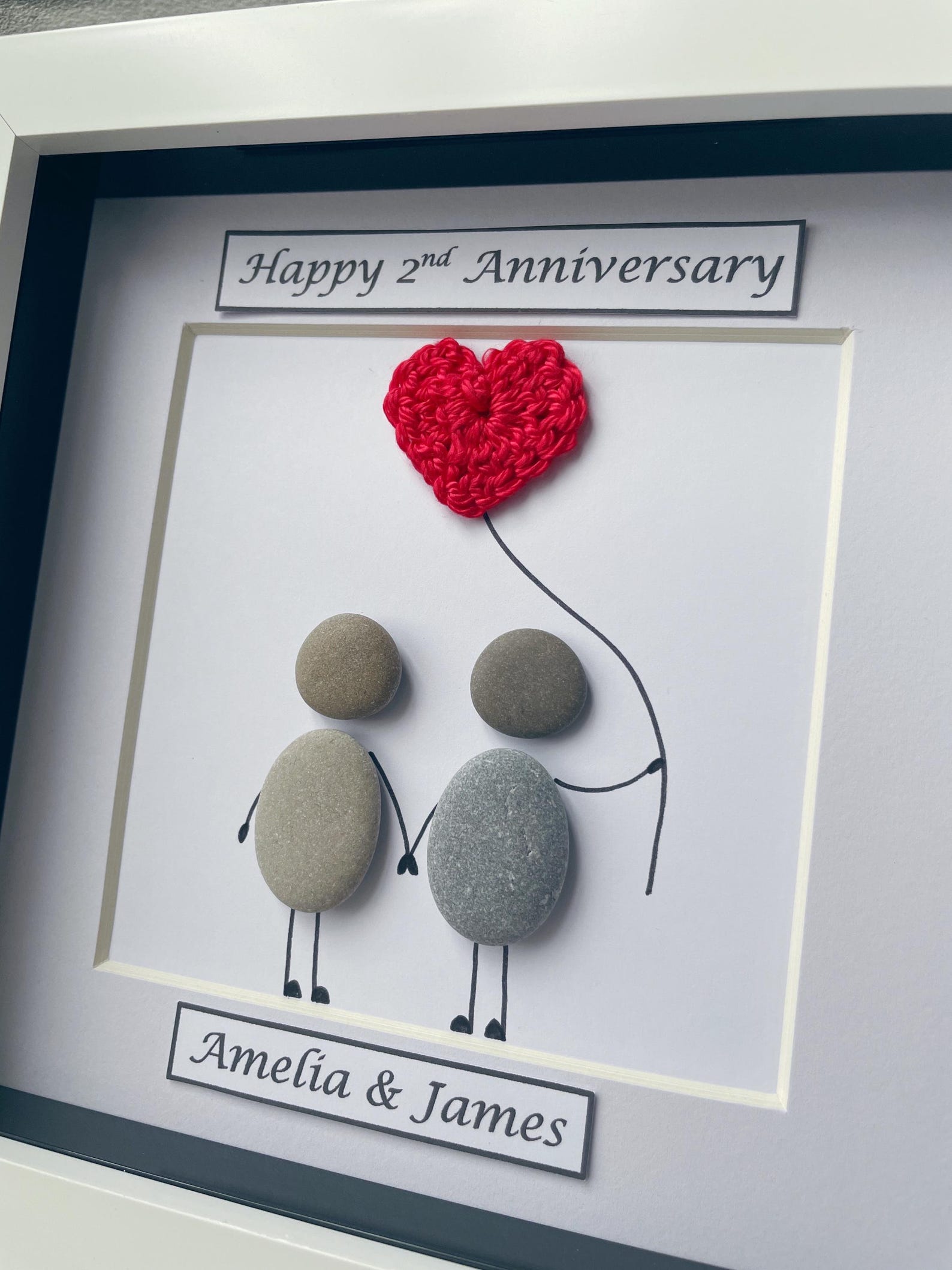 2nd Anniversary Gift, 2nd Wedding Anniversary Gifts, 2 Year Cotton ...