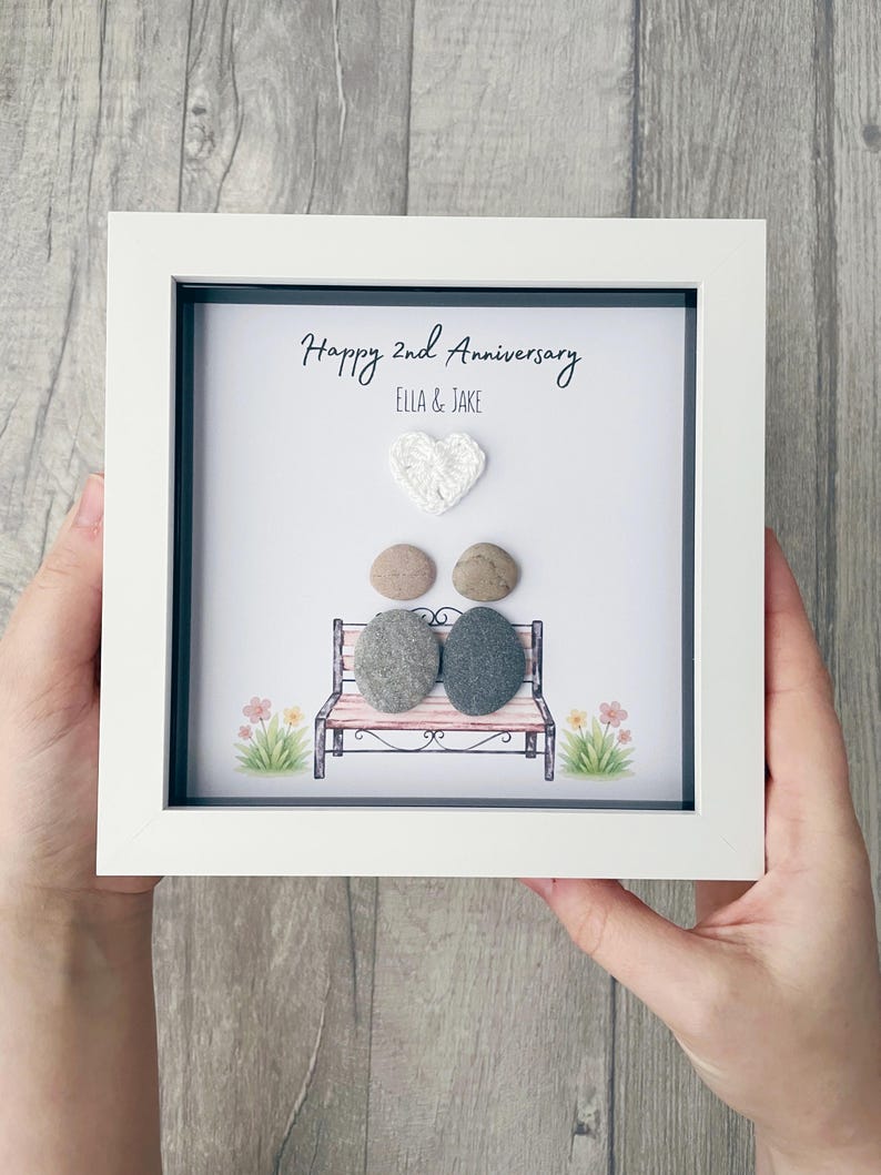 2nd Anniversary Gift, Cotton Wedding Anniversary Gifts, 2 Year ...
