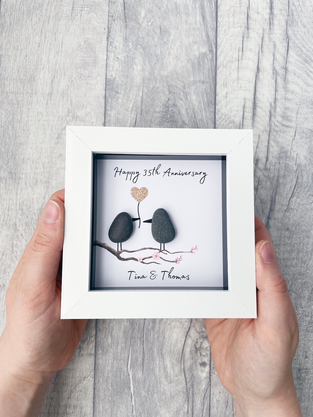 35th Wedding Anniversary Gift, Coral Anniversary Gifts, Mr and Mrs ...
