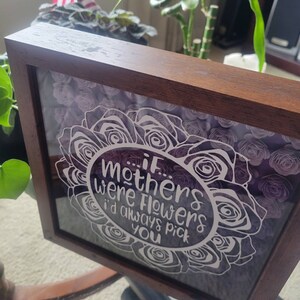 Paper Flower Shadow Box - Etsy