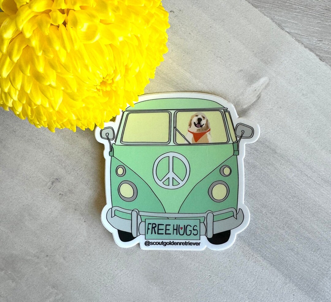 Scout Hugs Hug Dealer Sticker - Etsy