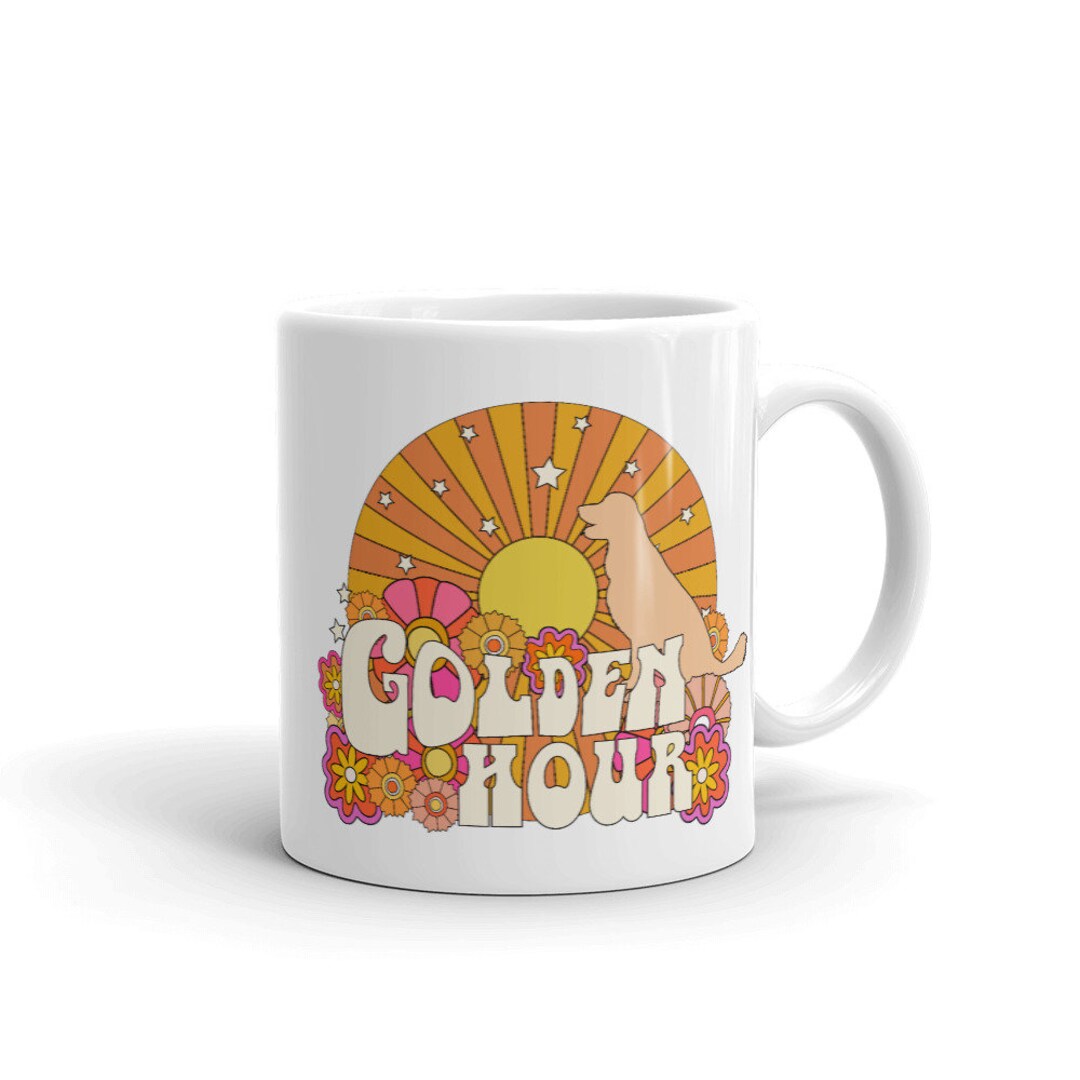 Retro Golden Hour Mug - Etsy