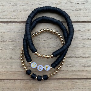 University of Central Florida UCF Beaded Bracelet Stack, College ...