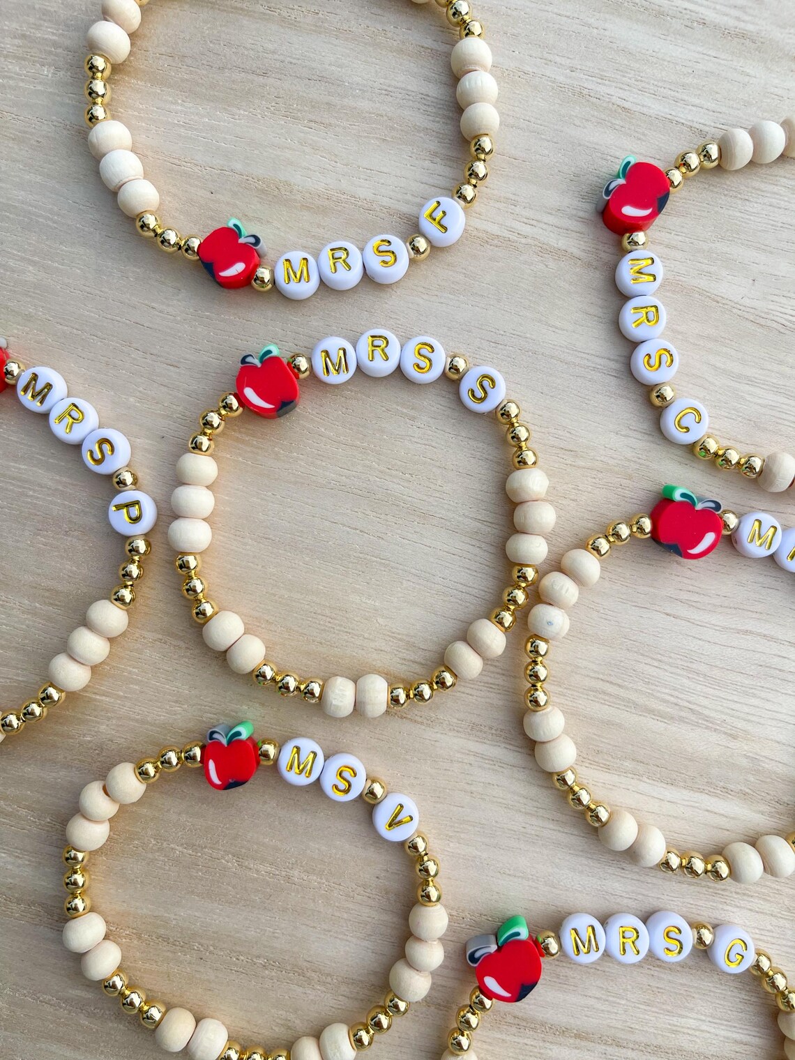 School Teacher Bracelet, Teacher Gift, Custom Bracelet, Teacher ...