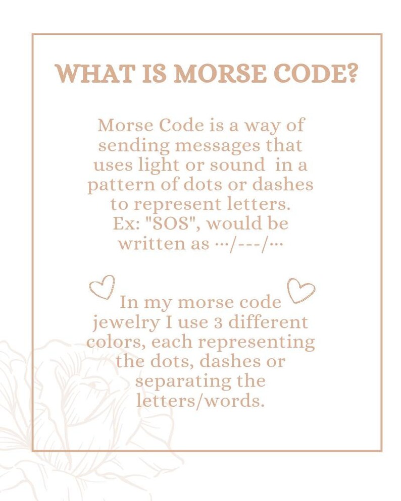 Morse Code Beaded Name Bracelet Personalized Word Letter - Etsy