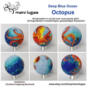 Octopus Peyote Ball / Even Count Circular Peyote / Tutorial ...