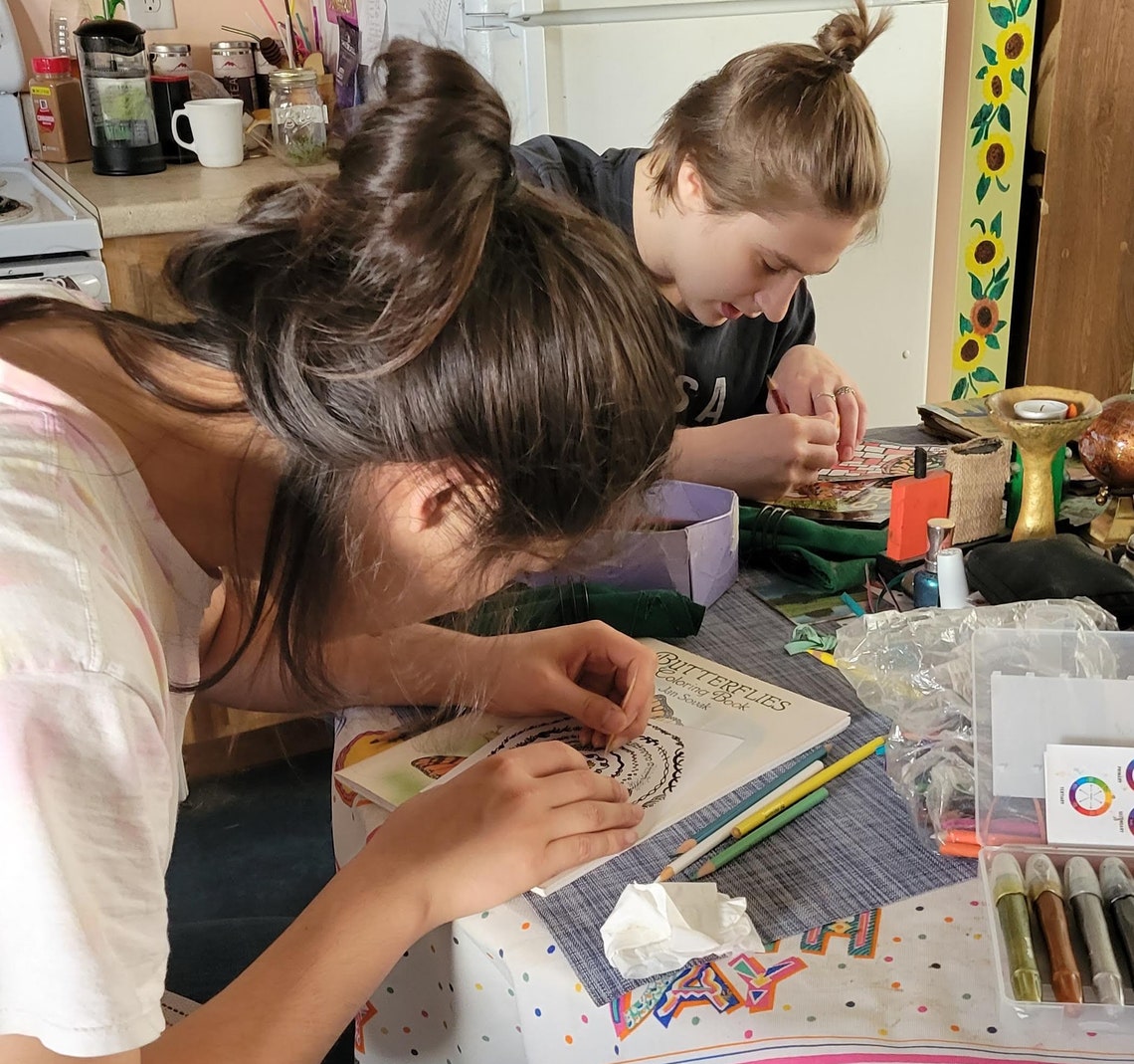 Zentangle Labyrinth Coloring Page - Etsy