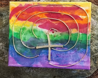 Rainbow Labyrinth | Etsy