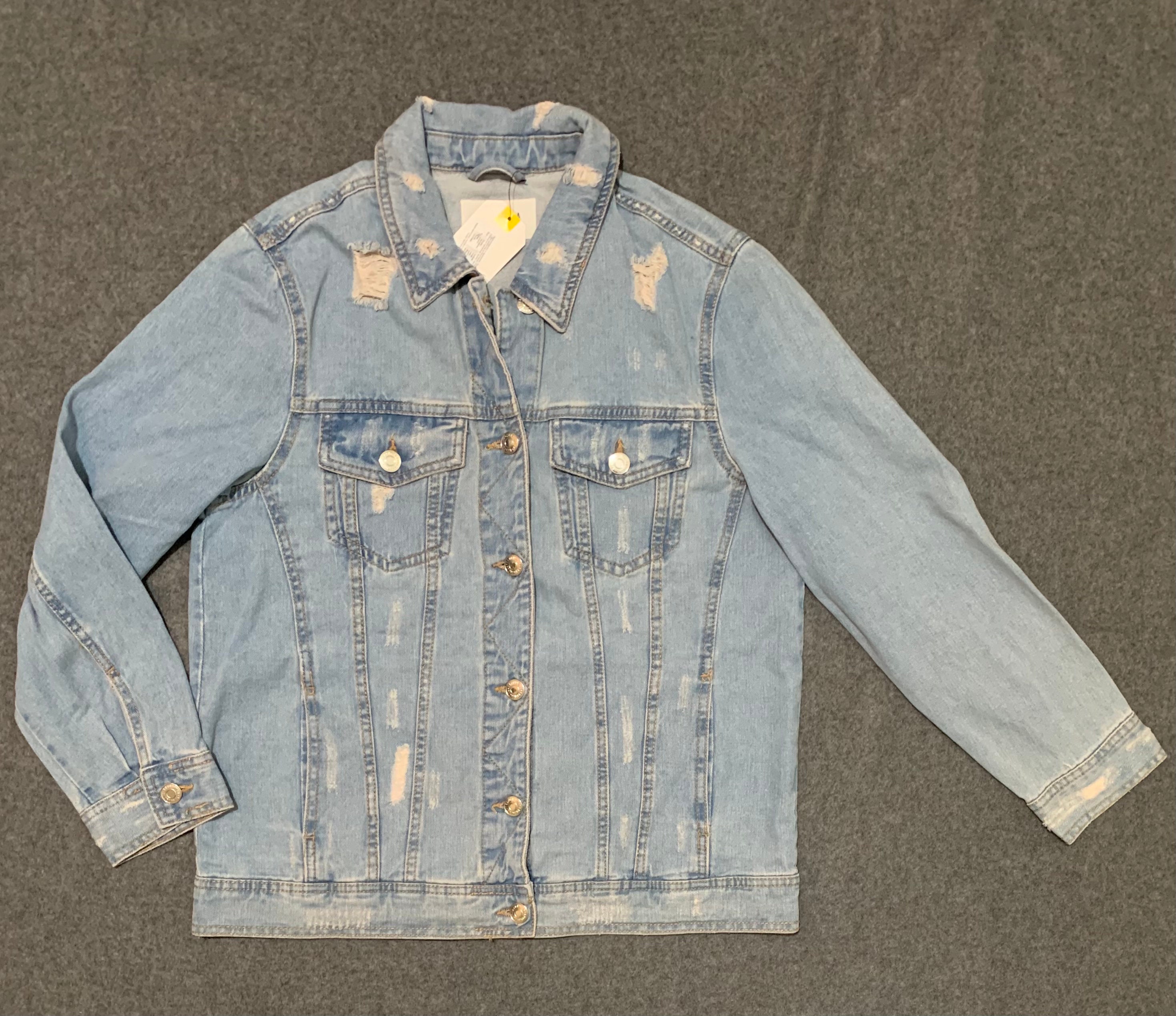 Cinderella Hand Painted Oversized Denim Jacket, Disney Custom Jean ...