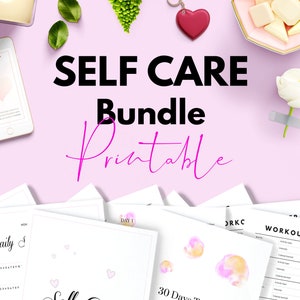 Self Care Bundle / Self Care Planner / Self Care Journal / Self Care ...