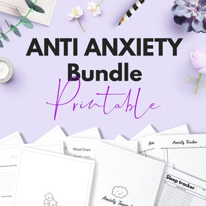 Anxiety Management Bundle / Stress Management / Anxiety Journal ...