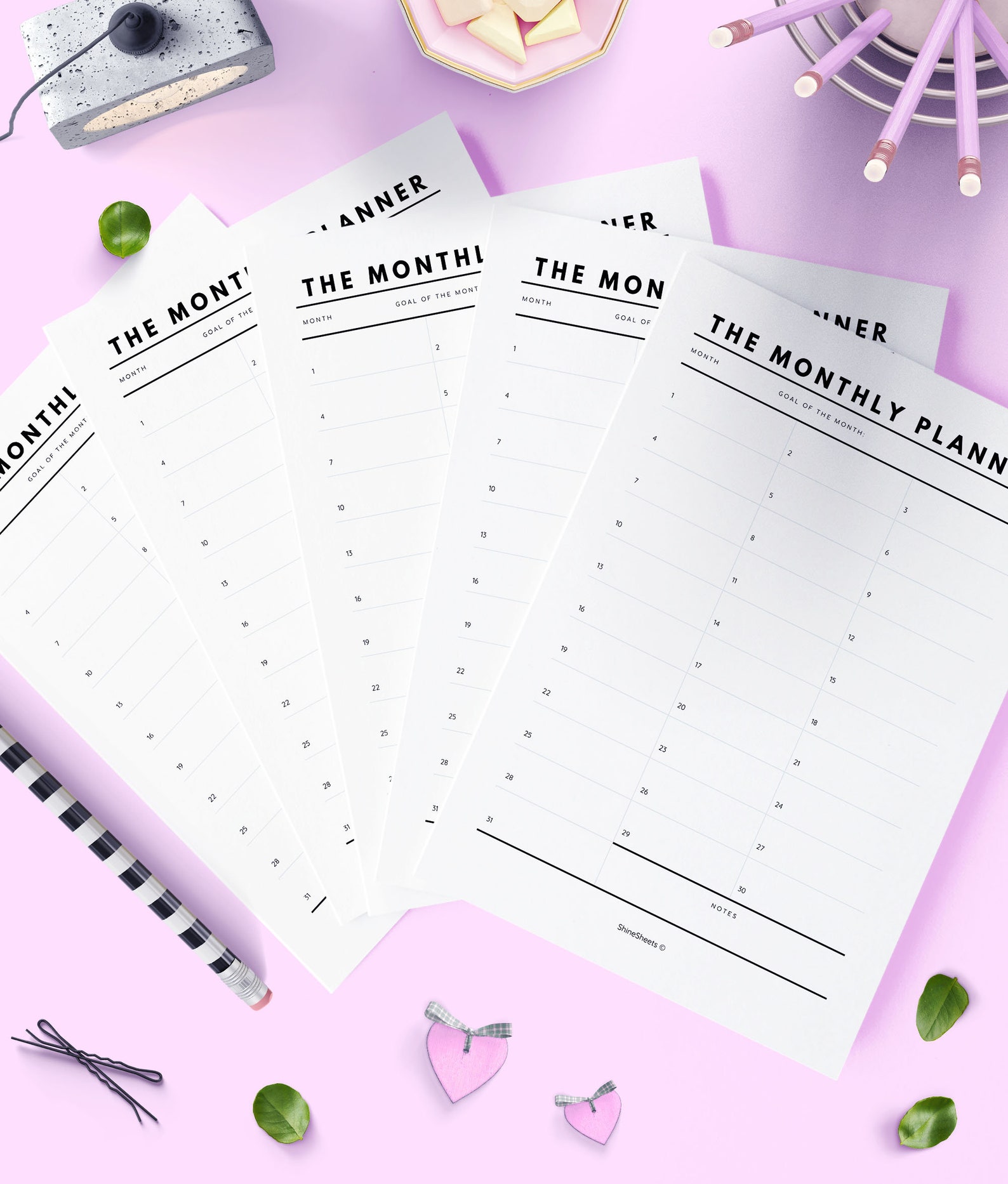 Monthly Planner Printable / Planner Pages / Planner Essentials ...