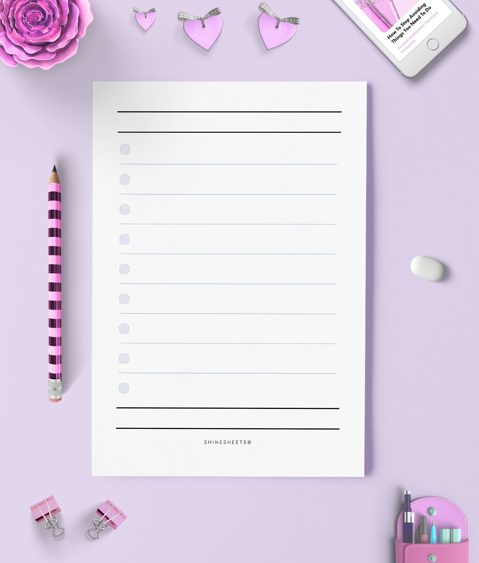 Essential Lists Printable / Blank Lists / Planner Inserts / to - Etsy