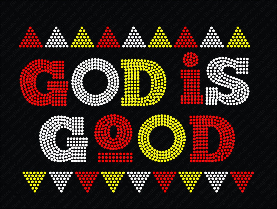 Good is Good Rhinestone SVG File, Rhinestone SVG, Rhinestone EPS ...