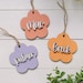 Personalized Flower Name Tags - Wooden Flower Tag - Easter Name Tag ...
