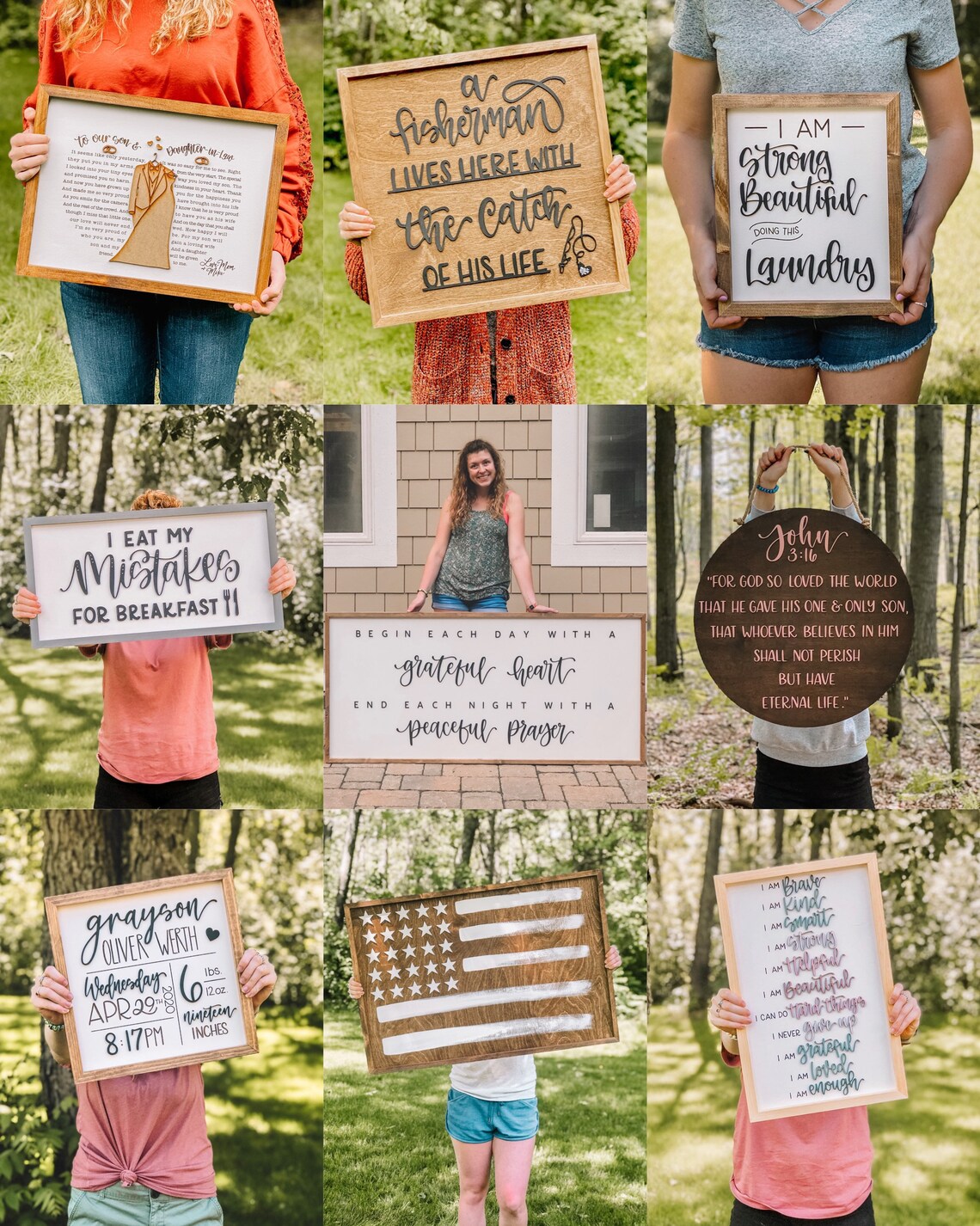 CUSTOM ORDER SIGN 3D Laser Cut & Engraved Signs Custom | Etsy