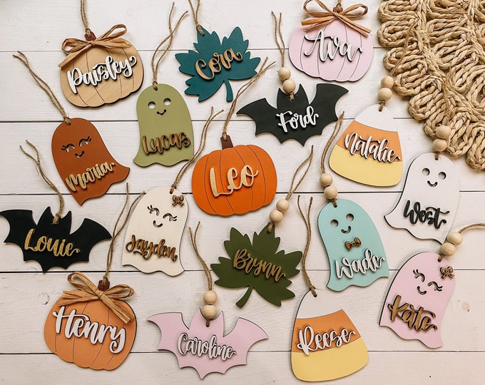 Fall Pumpkin Wood Tag Sign for Tiered Tray, Fall and Thanksgiving ...