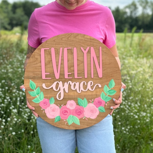 Custom Nursery Sign - Etsy