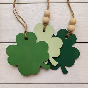 Personalized St. Patrick’s Day Tags - Wooden Laser Cut Name Tags - 4 ...