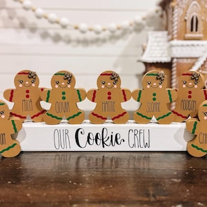Personalized Gingerbread Block - Wooden Gingerbread Blocks - Custom ...