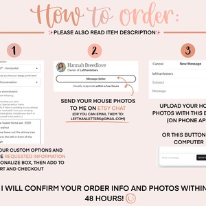 Custom Hand Drawn House Sign - Wood Engraved House Portrait ...