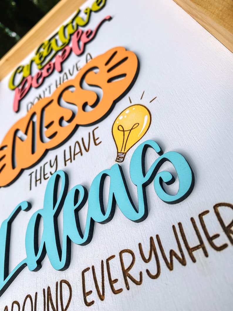 CUSTOM ORDER SIGN 3D Laser Cut & Engraved Signs Custom | Etsy