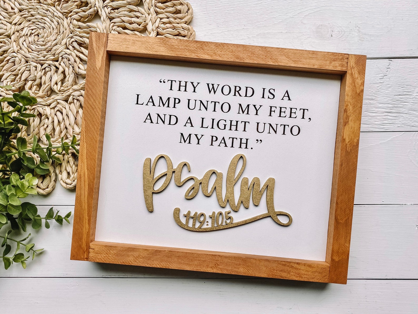 Custom Bible Verse Sign Laser Cut 3D & Engraved Sign | Etsy