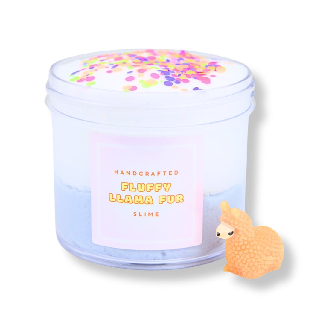 Fluffy Llama Fur Slime SCENTED - Etsy