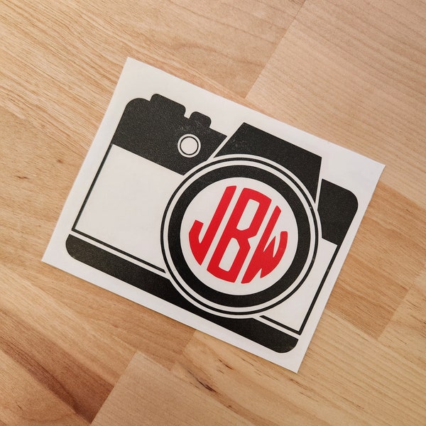 Camera Monogram - Etsy
