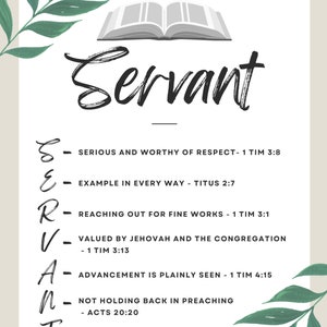 JW Acrostic Poem Printable Set of 4 | Digital Download | JW Gifts - Etsy