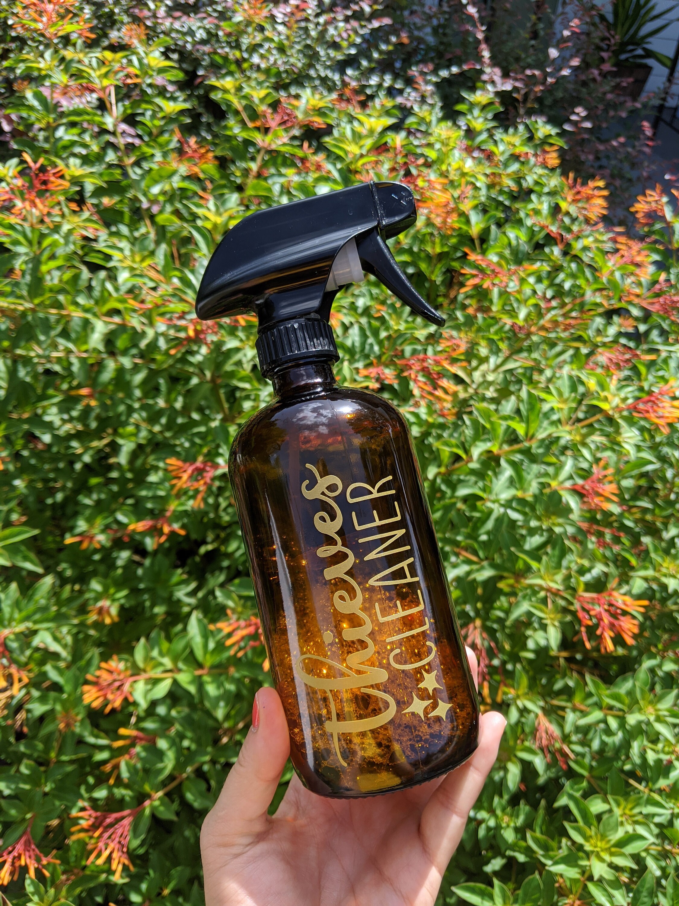 Thieves Homemade Cleaner 16oz Bottle Label Thieves Decal - Etsy