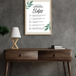 Elder Acrostic Poem Printable | Elder Gift Digital Download - Etsy