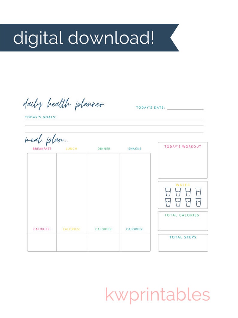 Colorful Minimalist Printable Collection Set of 7 Printables | Etsy
