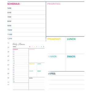 Colorful Minimalist Printable Collection! Set of 7 Printables ...