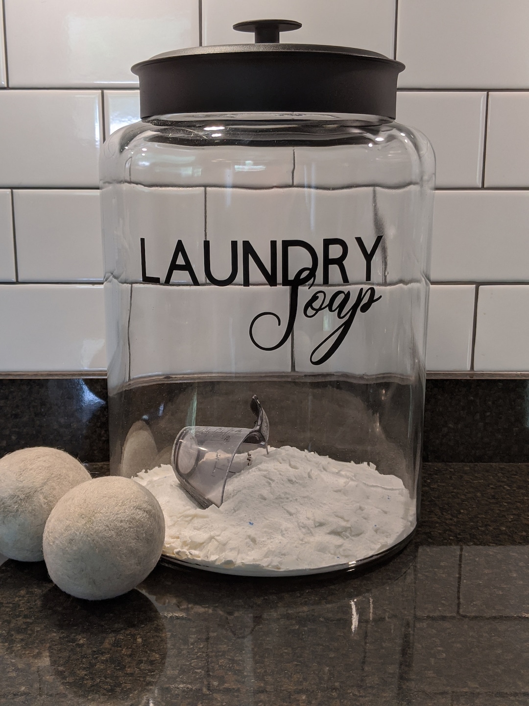 Laundry Soap Label Sticker | Decal Only - Etsy