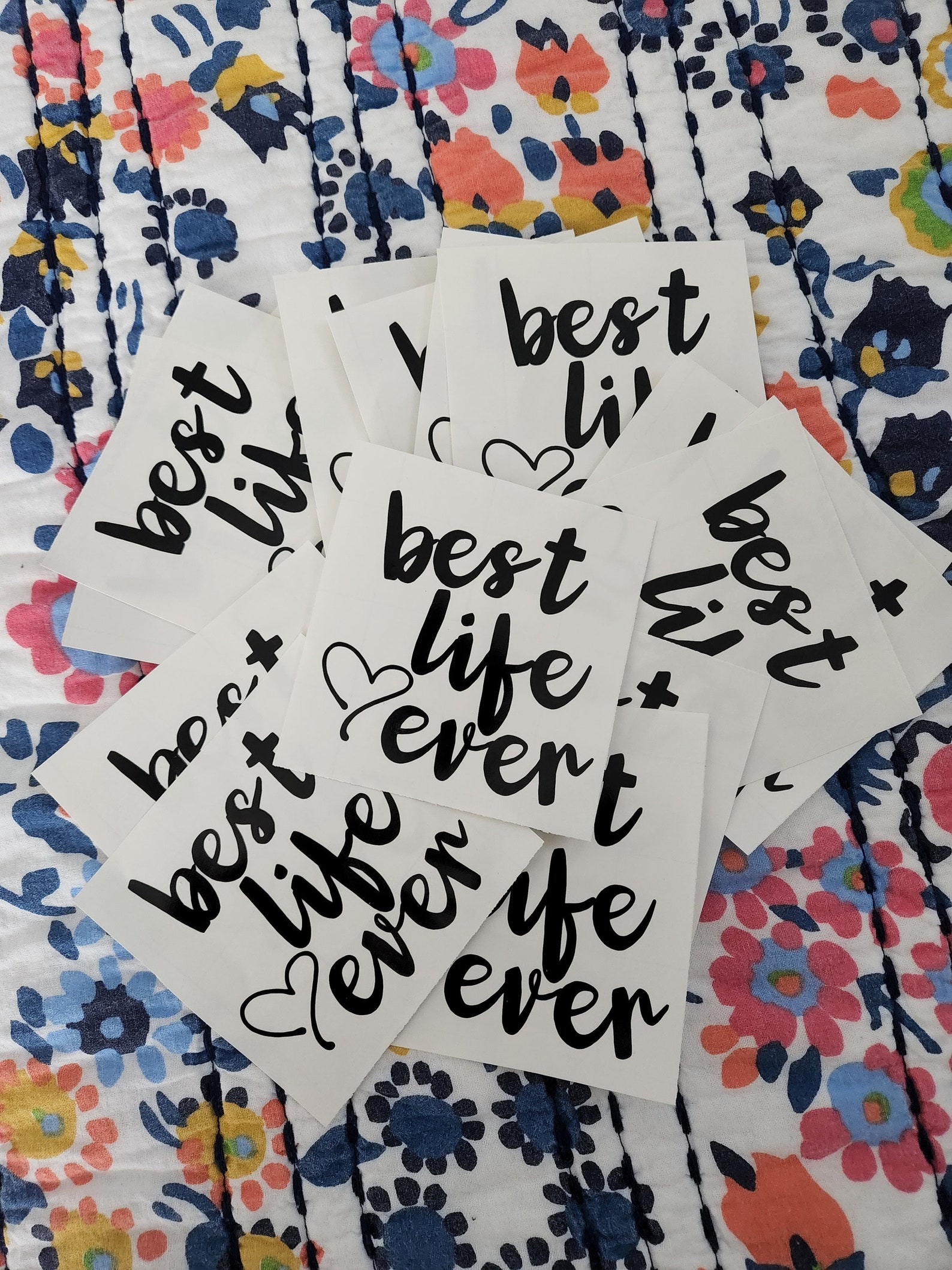 Best Life Ever Vinyl Decal - Etsy