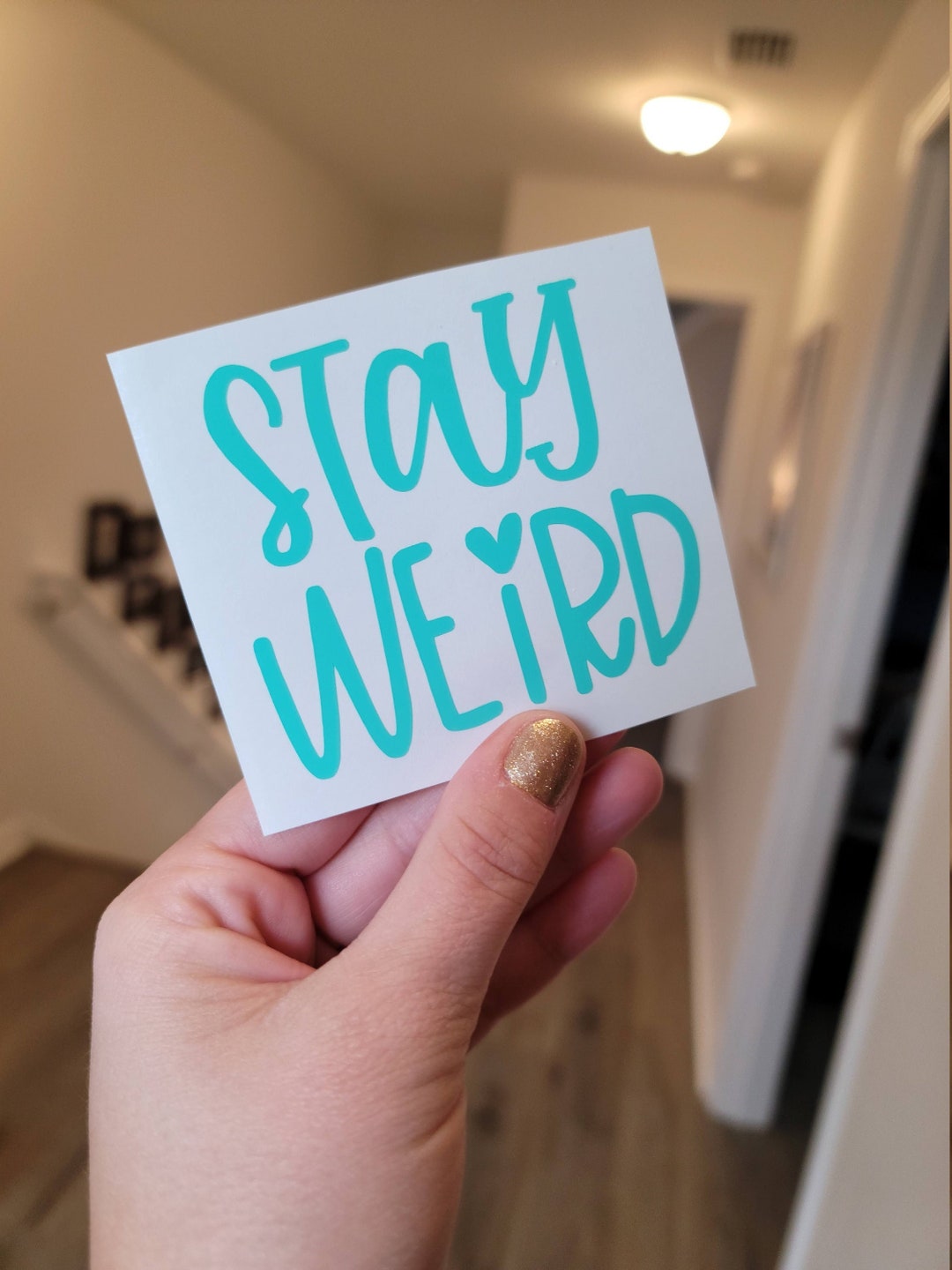 Stay Weird Vinyl Decal Sticker - Etsy