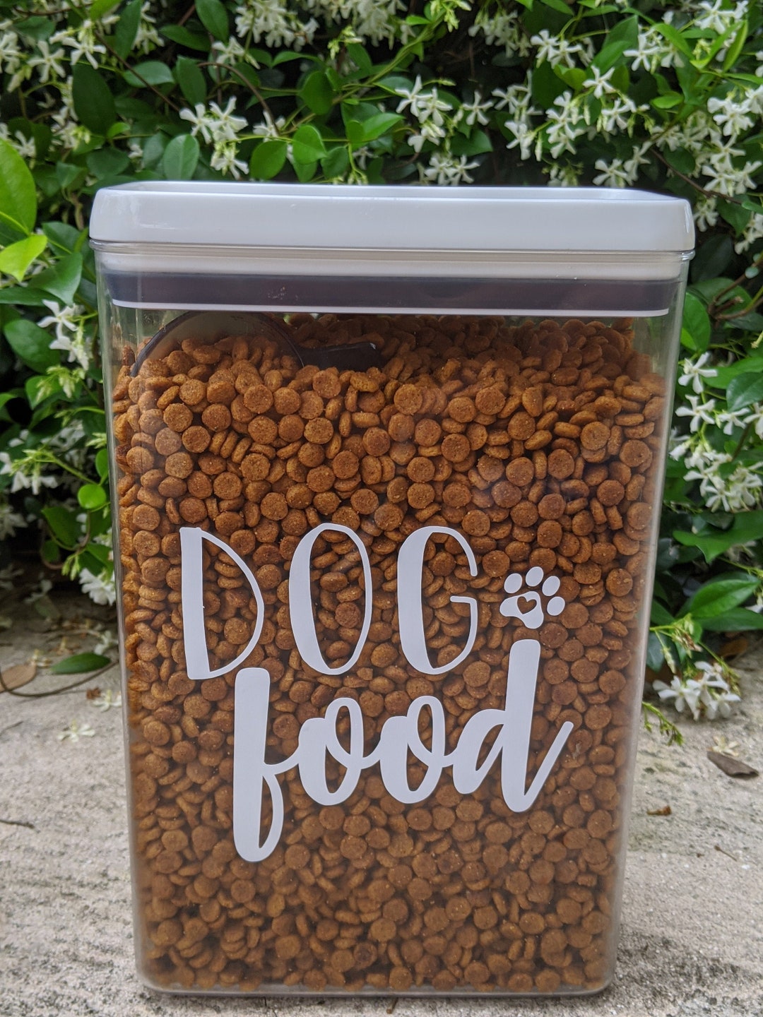 Dog or Cat Food Container Decal | Label Only - Etsy