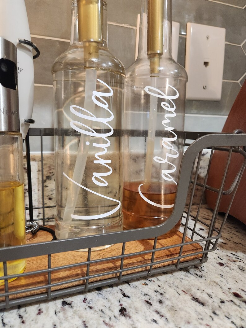 Coffee Syrup Label Decal | Dirty Soda Bar Syrup Label Decals | Label ...