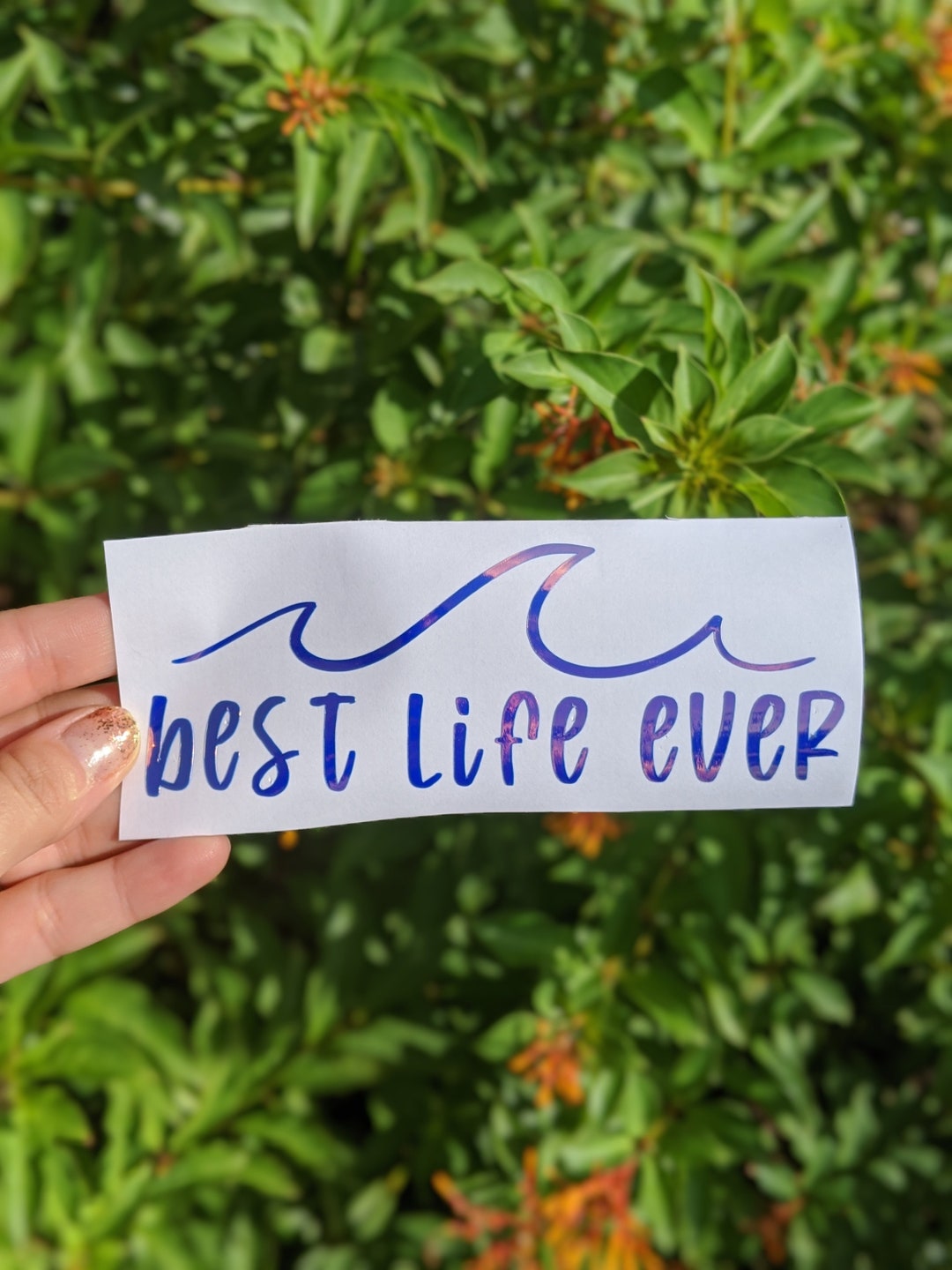 Best Life Ever Wave Vinyl Decal Sticker - Etsy