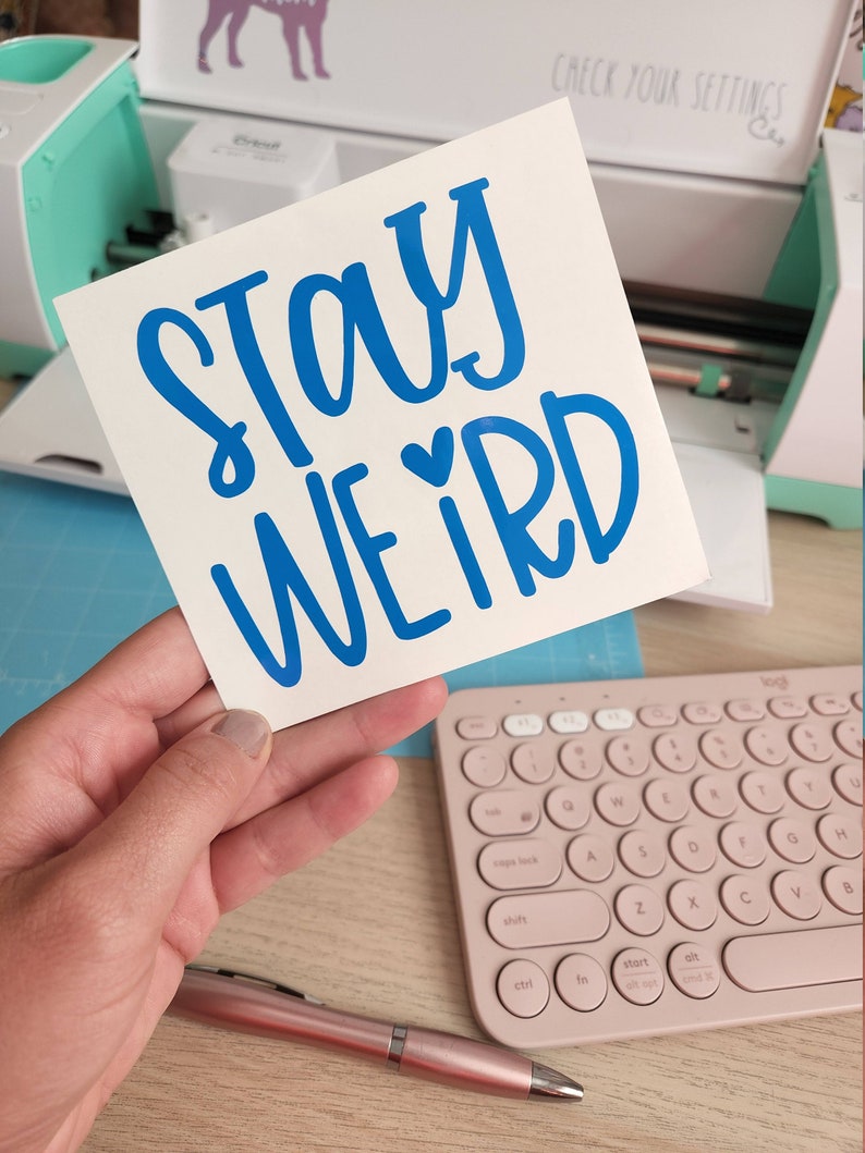 Stay Weird Vinyl Decal Sticker - Etsy