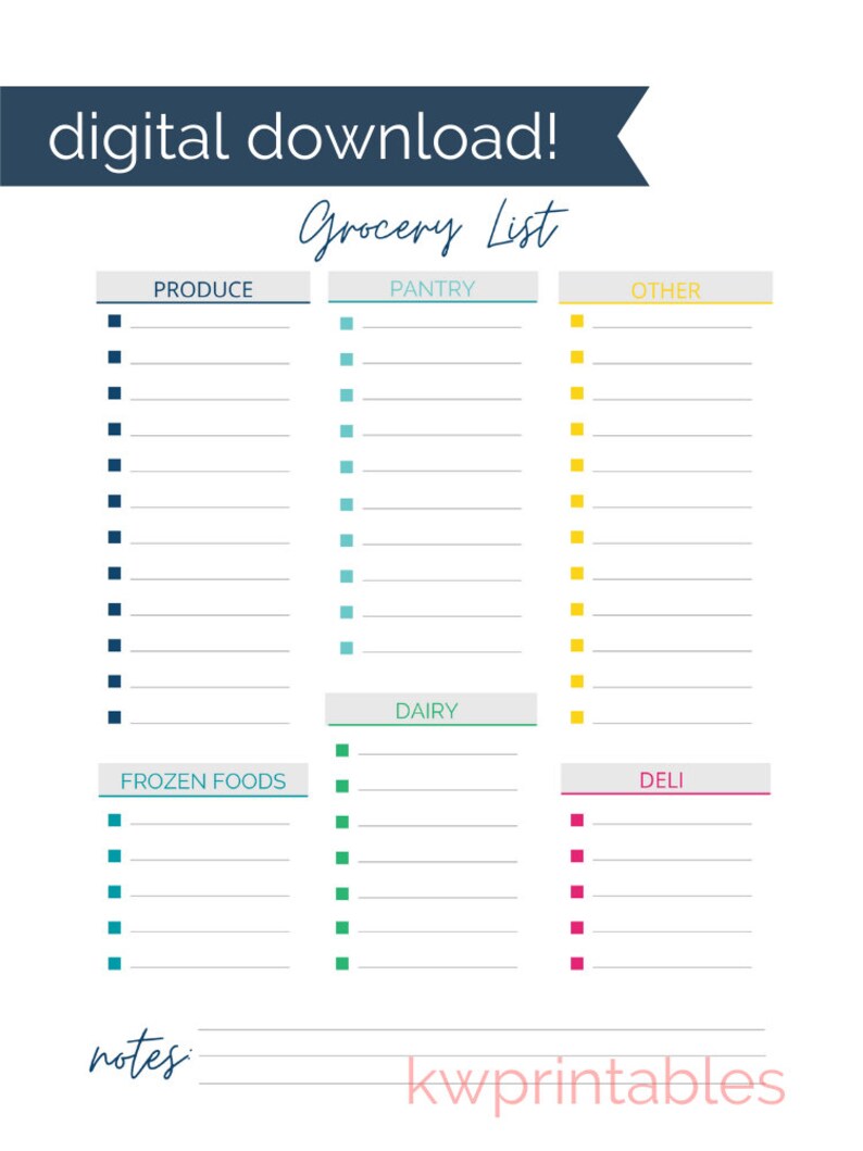 Colorful Minimalist Printable Collection Set of 7 Printables | Etsy